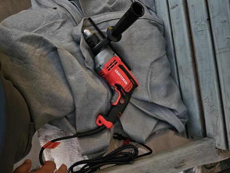 CRAFTSMAN 1/2-in 7-Amp Variable Hammer Drill (Charger Not Included ...