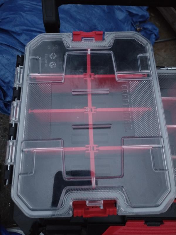 CRAFTSMAN VERSASTACK 8-Compartment Medium Impact Resistance Waterproof ...