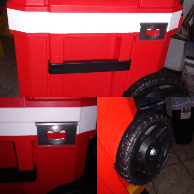 CRAFTSMAN VERSASTACK Red-Quart Wheeled Insulated Chest Cooler CMST17824 ...