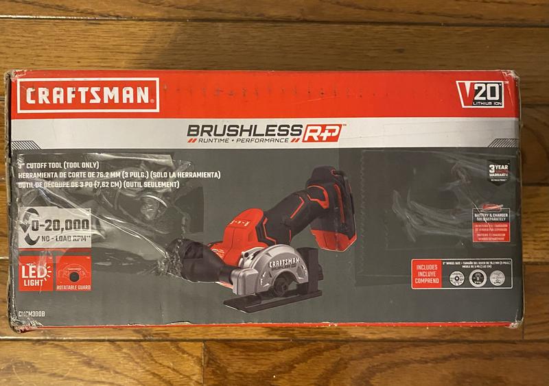 CRAFTSMAN V20 RP 3-in 20-volt Max Trigger Switch Brushless Cordless Cut ...