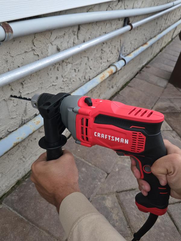 CRAFTSMAN 1/2-in 7-Amp Variable Hammer Drill (Charger Not Included ...