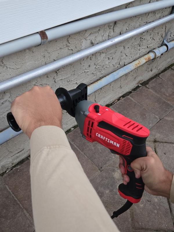 CRAFTSMAN 1/2-in 7-Amp Variable Hammer Drill (Charger Not Included ...