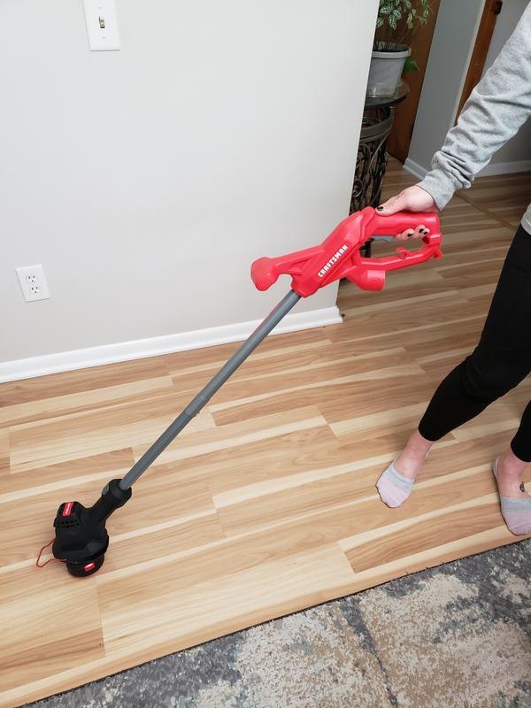 CRAFTSMAN 12-in Straight Shaft Corded Electric String Trimmer in the ...