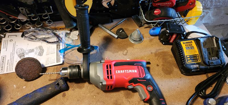 CRAFTSMAN 1/2-in 7-Amp Variable Hammer Drill (Charger Not Included ...