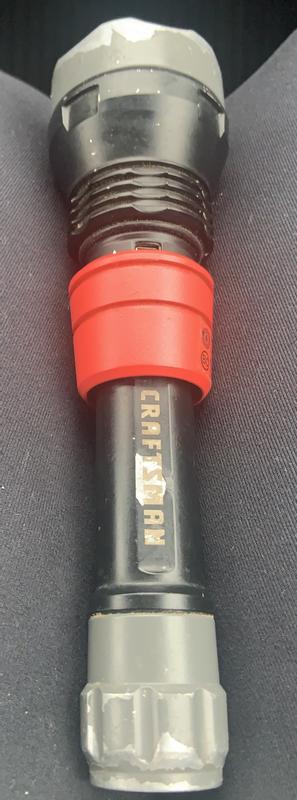 CRAFTSMAN 500-Lumen 3 Modes LED Spotlight Flashlight with Rechargeable ...
