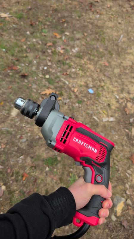 CRAFTSMAN 1/2-in 7-Amp Variable Hammer Drill (Charger Not Included ...