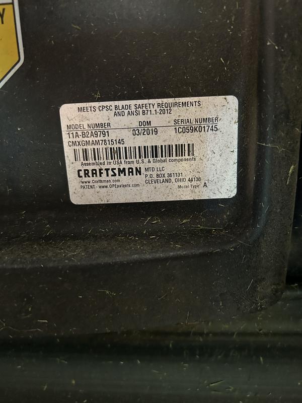 CRAFTSMAN M115 21-in Gas Push lawn mower with 140-cc Briggs and ...