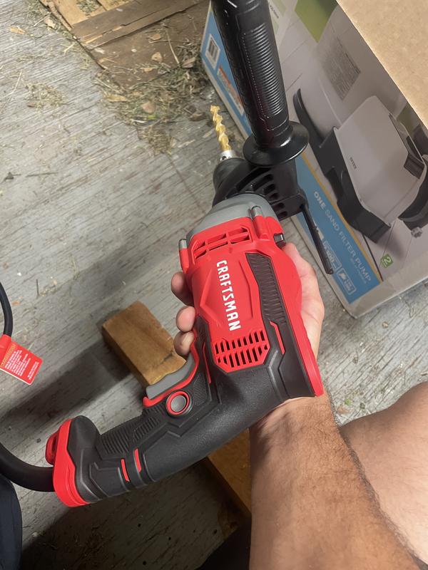 CRAFTSMAN 1/2-in 7-Amp Variable Hammer Drill (Charger Not Included ...
