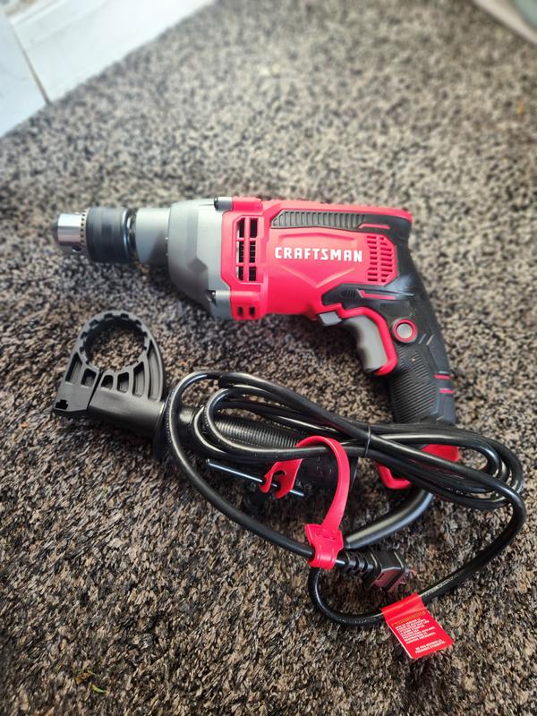 CRAFTSMAN 1/2-in 7-Amp Variable Hammer Drill (Charger Not Included ...