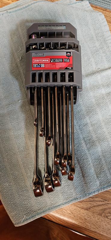 CRAFTSMAN OVERDRIVE 11-Piece Set 6-point Metric Standard Combination ...