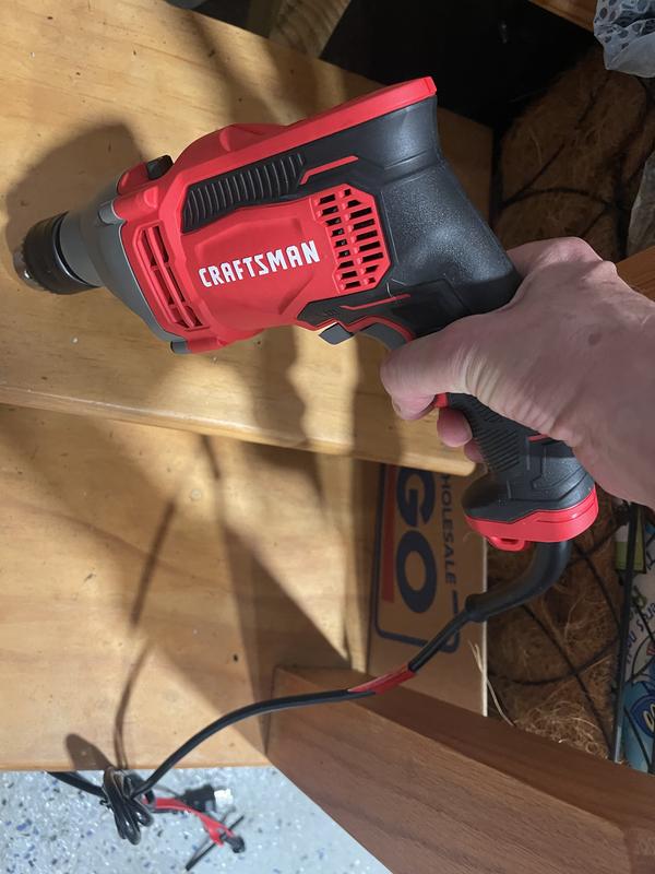 CRAFTSMAN 1/2-in 7-Amp Variable Hammer Drill (Charger Not Included ...