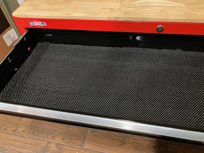 CRAFTSMAN 2000 Series 51.2-in L x 37.5-in H 8-Drawers Rolling Red Wood Work Bench CMST98529RB at ...