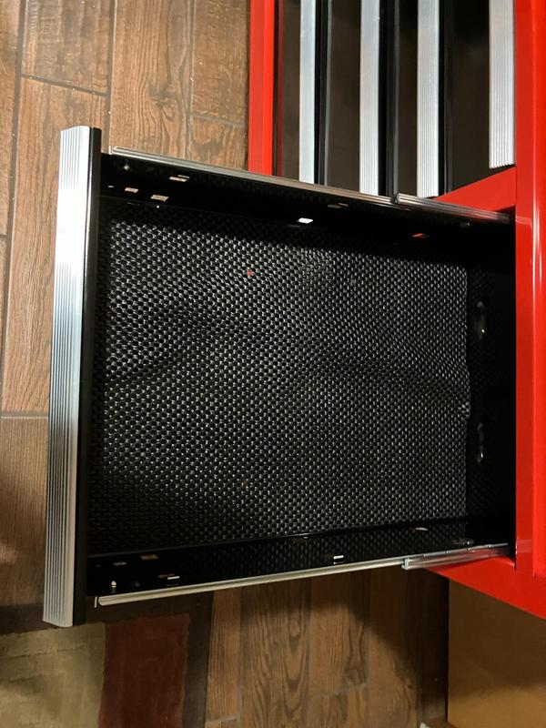 CRAFTSMAN 2000 Series 51.2-in L x 37.5-in H 8-Drawers Rolling Red Wood Work Bench CMST98529RB at ...