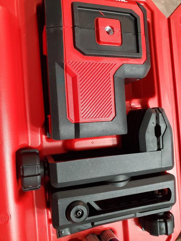 CRAFTSMAN 100-ft Red Self-Leveling Line Generator Laser Level Kit ...