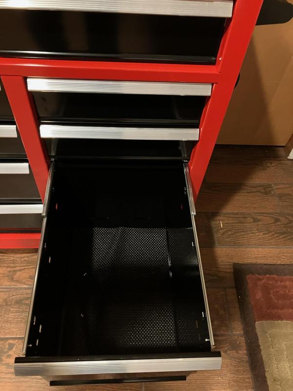 CRAFTSMAN 2000 Series 51.2-in L x 37.5-in H 8-Drawers Rolling Red Wood Work Bench CMST98529RB at ...