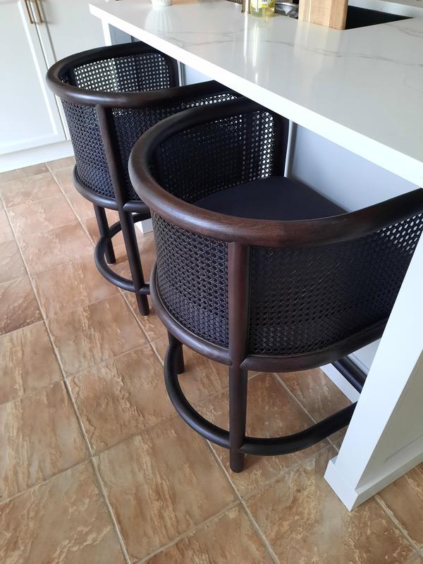 Fields Natural Cane Counter Stool by Leanne Ford Reviews Crate Barrel