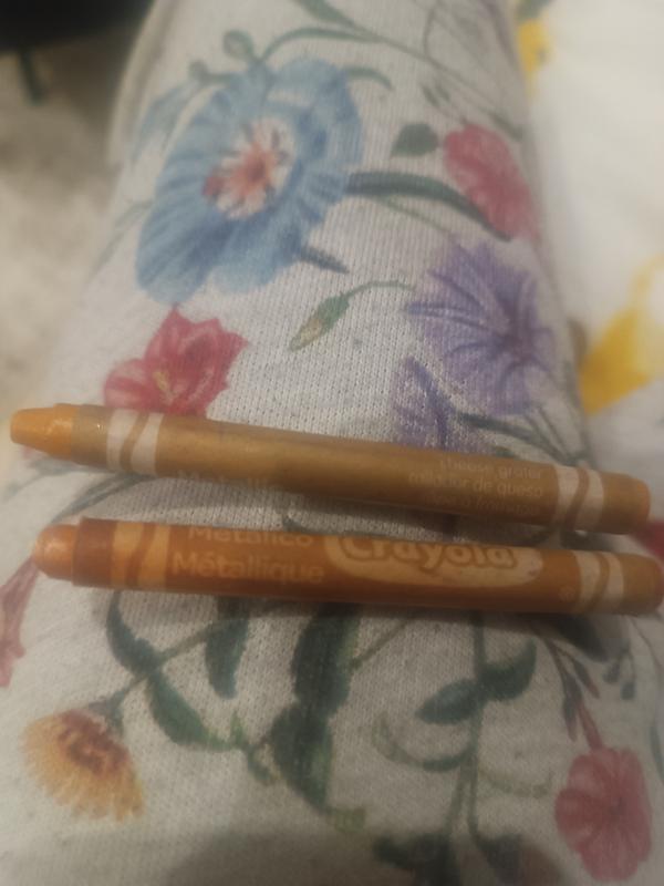 Crayola Metallic Crayons Regular Size 24 Assorted Colors 24 Pack at ...