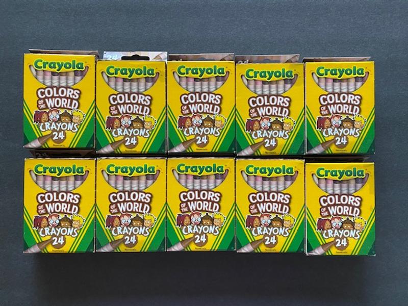 Crayola Colors Of The World Crayons 24/Pkg - Macy's