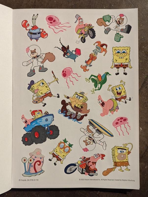 Crayola Giant Coloring Pages Spongebob Squarepants