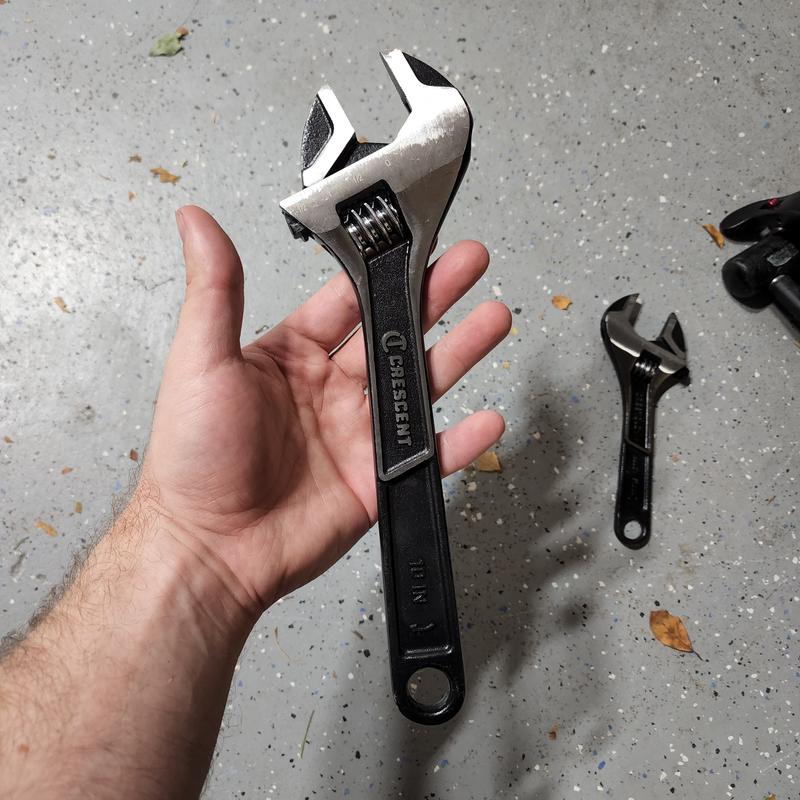 2 Piece Wide Jaw Adjustable Wrench Set 6 10