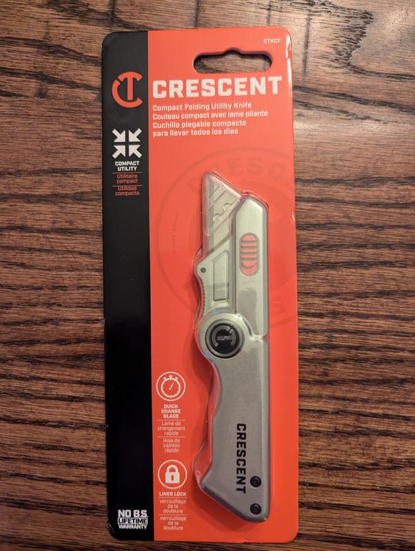 Crescent Compact 3/4-in 1-Blade Folding Utility Knife CTKCF at Lowes.com