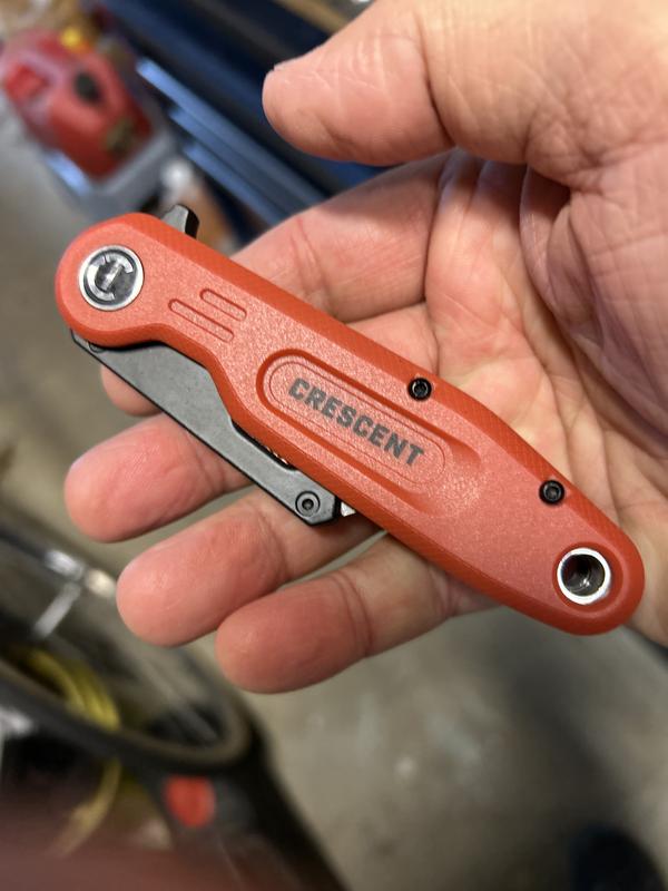 Crescent 0.5Mm 1-Blade Folding Utility Knife CTKFHEDC at Lowes.com