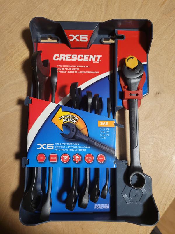 Crescent X6 7-Piece Set Standard (SAE) Ratchet Wrench at Lowes.com