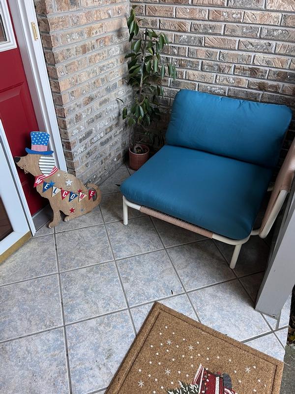 Crestlive Products patio sofa set Outdoor Sofa with Beige Cushions and ...