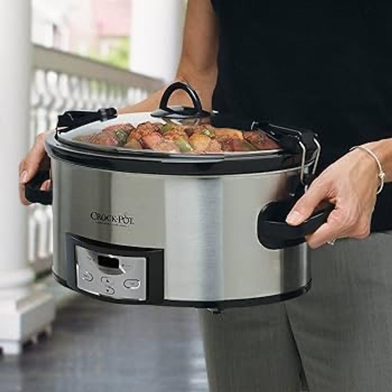 Crock-Pot SCR151-NP Small Black Slow Cooker for Easy Meal Preparation ...