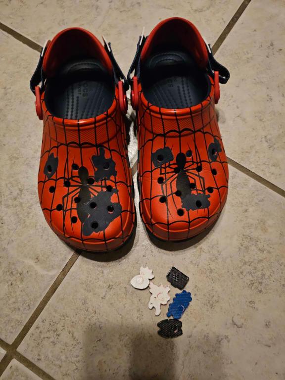 Crocs Little Kids Spider-Man All-Terrain Classic Clogs from Finish Line ...