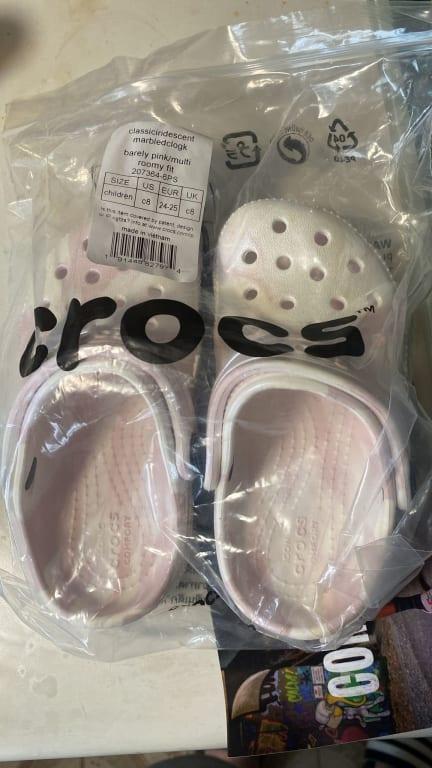 Crocs Little Girls Classic Tie Dye Clog Sandals from Finish Line - Macy's