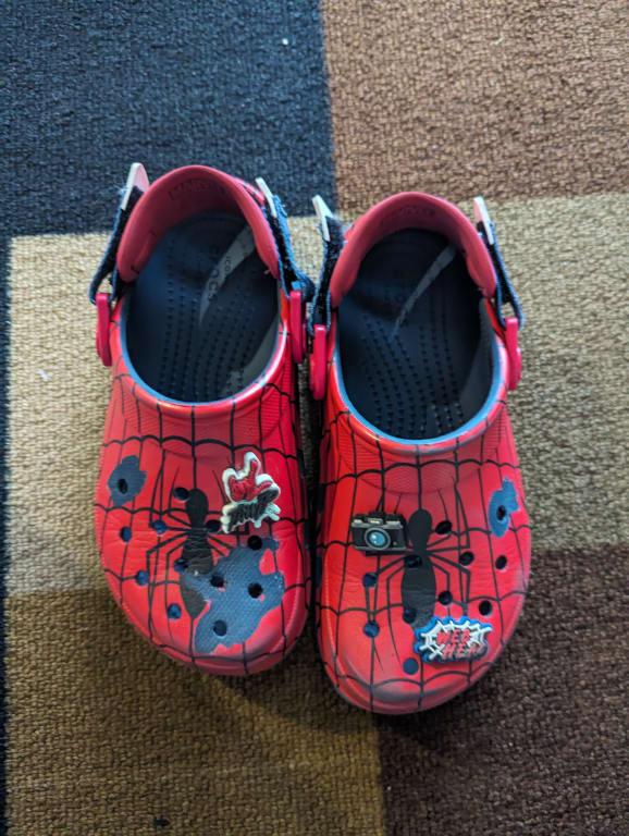 Crocs Little Kids Spider-Man All-Terrain Classic Clogs from Finish Line ...