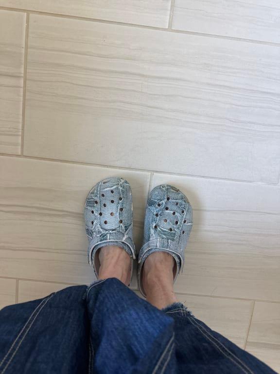 Crocs Women's Classic Denim Clogs | Bloomingdale's Shoes