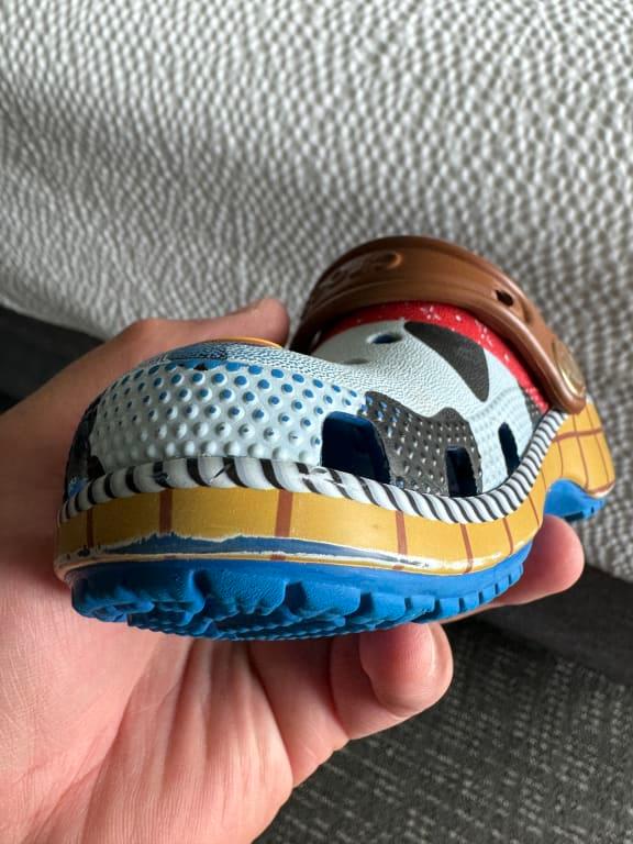 Crocs Toddler Kids Toy Story Woody Classic Clogs from Finish Line - Macy's