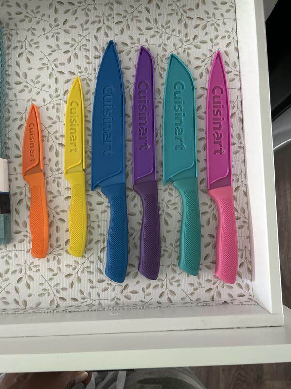 Cuisinart Advantage 12-Piece Color Knife Set with Blade Guards in Multi ...