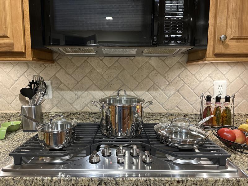 Cuisinart 11 pc. Chef's Classic Stainless Cookware Set with Tempered ...