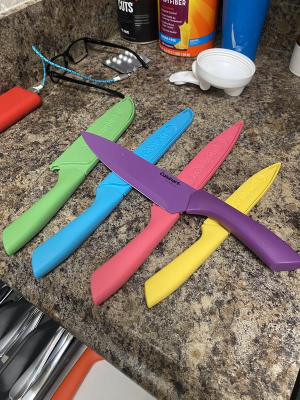 Cuisinart Advantage 12-Piece Color Knife Set with Blade Guards in Multi ...
