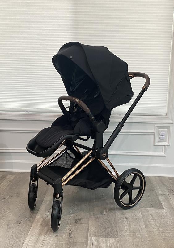 Cybex PRIAM 4 Stroller – Chrome Frame with Brown Handle | Bloomingdale's