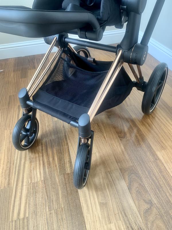 Cybex PRIAM 4 Stroller – Chrome Frame with Brown Handle | Bloomingdale's