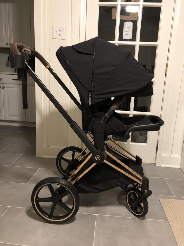 Cybex PRIAM 4 Stroller – Chrome Frame with Brown Handle | Bloomingdale's
