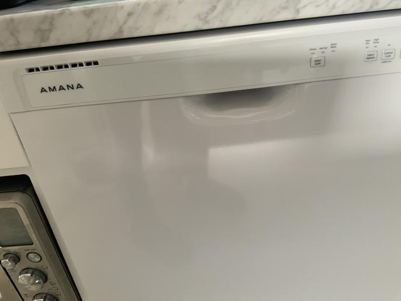 Amana Eco Series 24-in Front Control Built-In Dishwasher (White), 59 ...