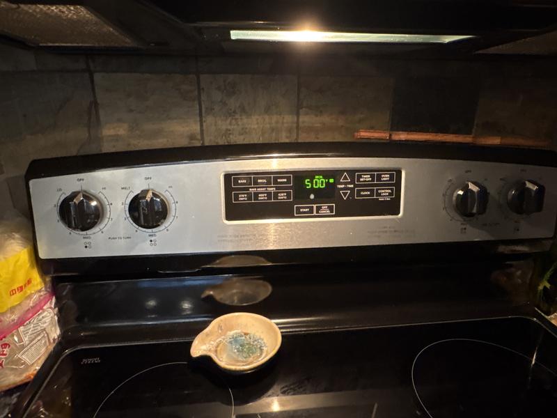 Amana 30-in Glass Top 4 Burners 4.8-cu ft Freestanding Electric Range ...