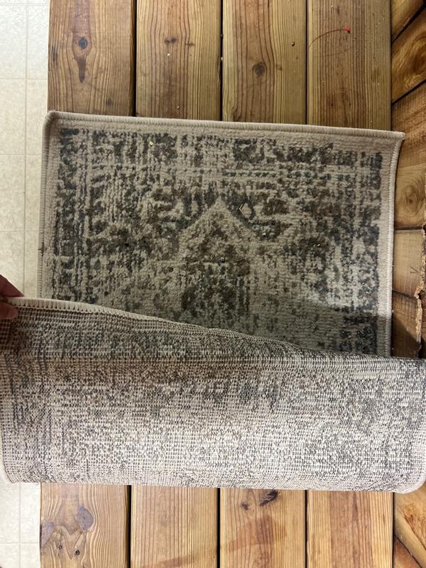 AMER Alpine 2 x 10 (ft) Loomed Gray Rectangular Indoor Abstract Mid ...