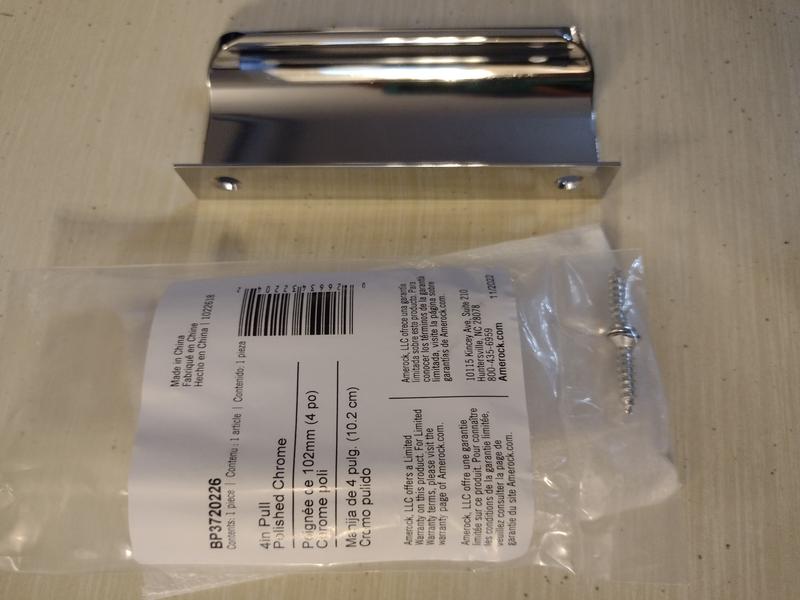 Amerock Streamline Tab Polished Chrome Arch Handle Drawer Pull in the ...