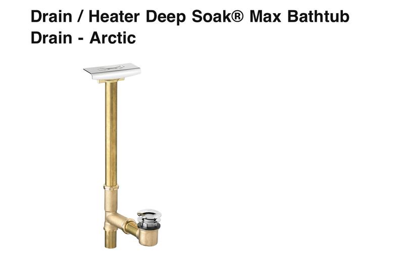 American Standard Solid Color Foot Lock Drain with Brass Pipe in the ...