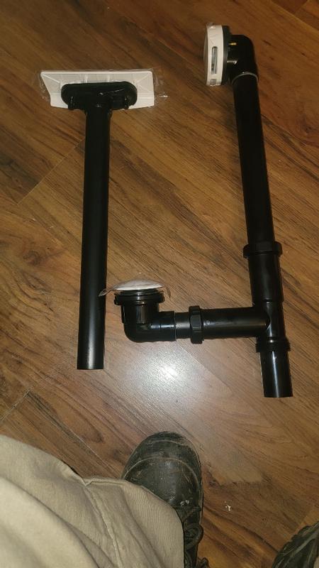 American Standard White Whirlpool Only Drain Kit 1699500.020 at Lowes.com