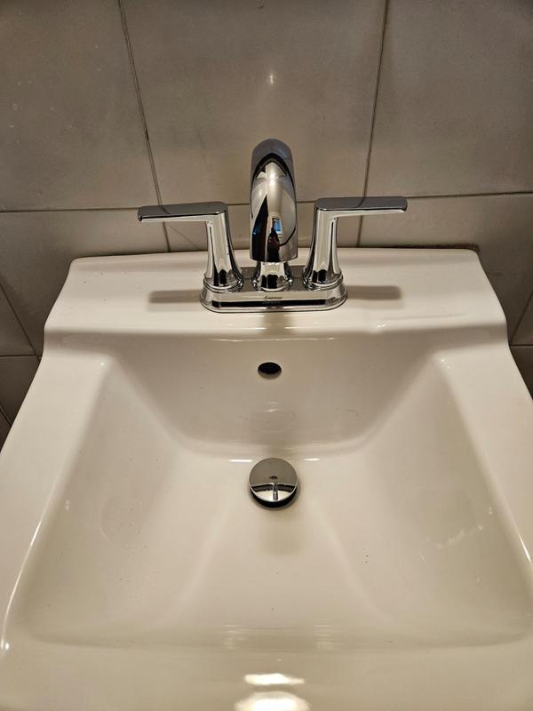 American Standard Polished Chrome 4-in centerset 2-Handle WaterSense ...