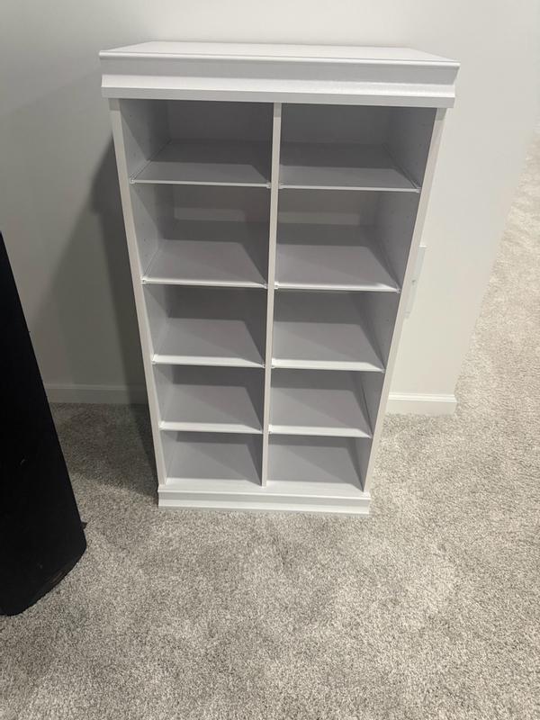 ClosetMaid Modular Storage Reach-in Base unit White Solid Shelving Wood ...