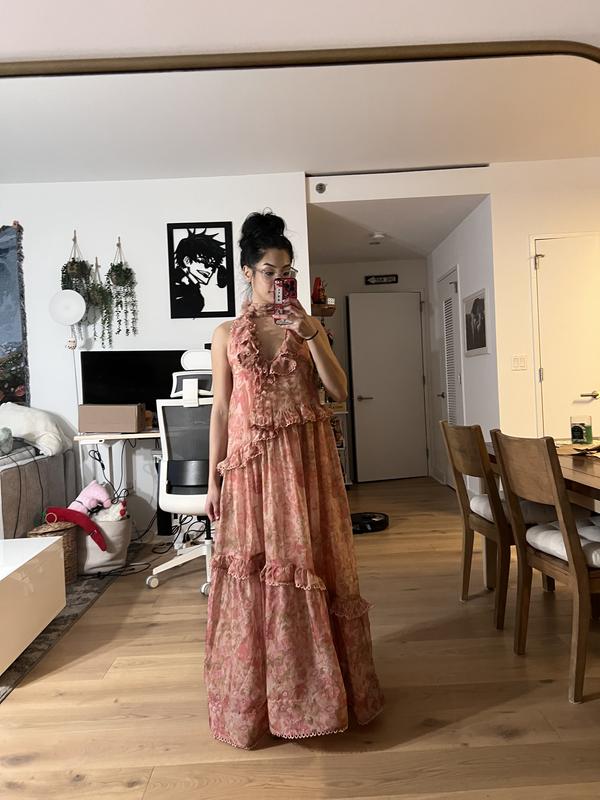BHLDN Landon Organza 3D Ruffle Maxi Dress | Anthropologie BHLDN Landon Organza 3D Ruffle Maxi Dress | Anthropologie