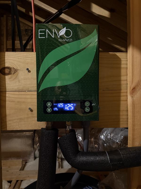 ANZZI ENVO 199000 BTU Liquid Propane Tankless Water Heater with Copper ...